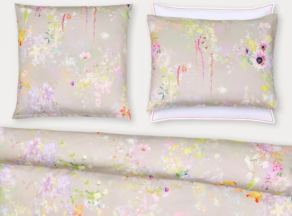 Christian Fischbacher Bettwäsche "Mystic Garden" Satin